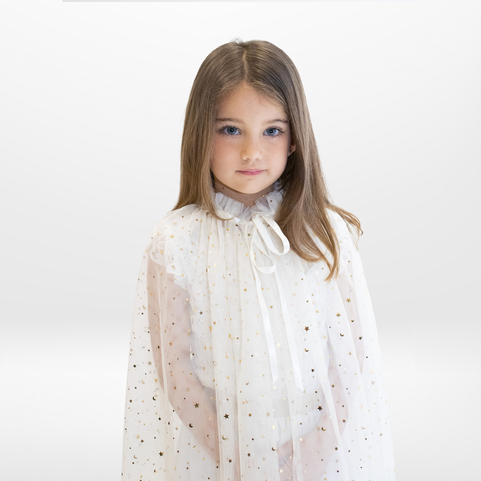 Ένδυση / Υπόδηση :: Ρουχαλάκια :: Στολές :: YUKO.B: Τούλινη κάπα πριγκίπισσας-Λευκή - My Sunshine