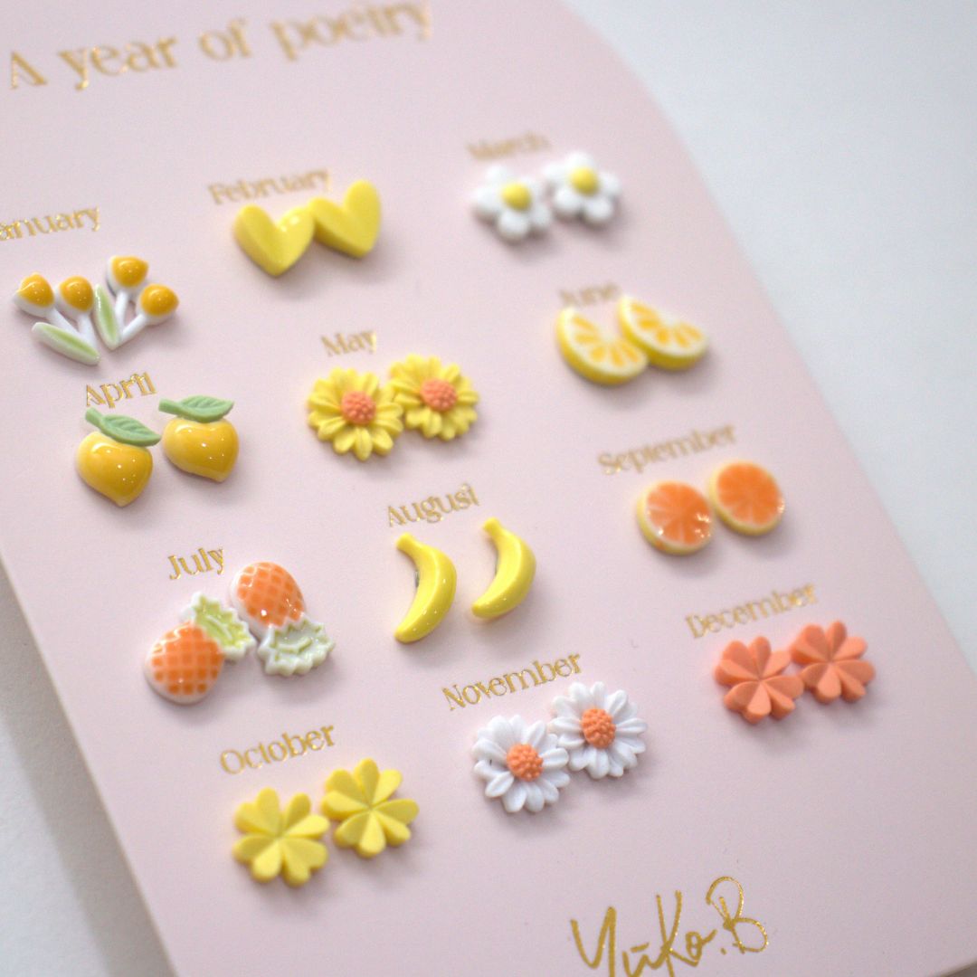 BRANDS :: YUKO.B :: Αξεσουάρ :: Σκουλαρίκια - My Sunshine